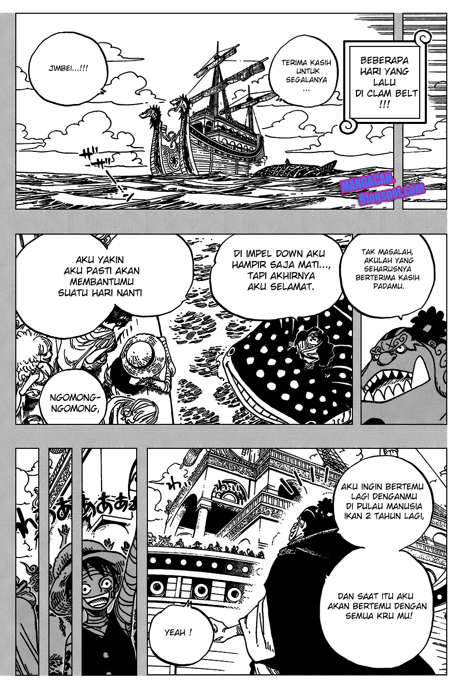 One Piece 597 : 3D2Y | Anime Scanlation